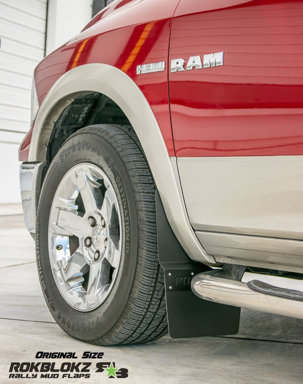 RokBlokz - RAM 1500/2500/3500 (4th Gen) 2010-2018 Step-Back Mud Flaps