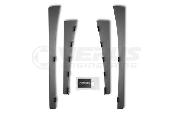 Verus - Rear Diffuser Strake Kit - S550 Ford Mustang Shelby GT350 - A0