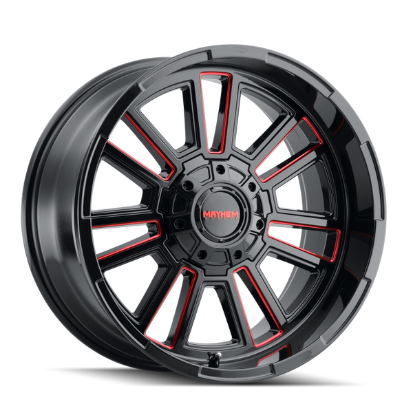Mayhem 8115 Apollo 20x9 / 8x165.1 BP / 18mm Offset / 125.2mm Hub Black