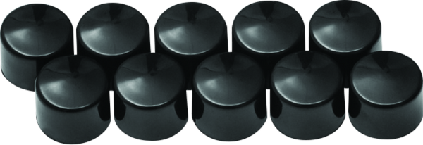 Kuryakyn Kool Kaps Gloss Black 1/4inch Allen Head