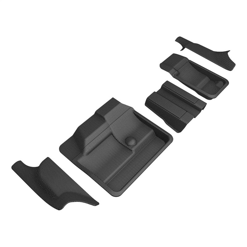 3D MAXpider L1TL03631509 Kagu Black 3rd Row Floor Mat